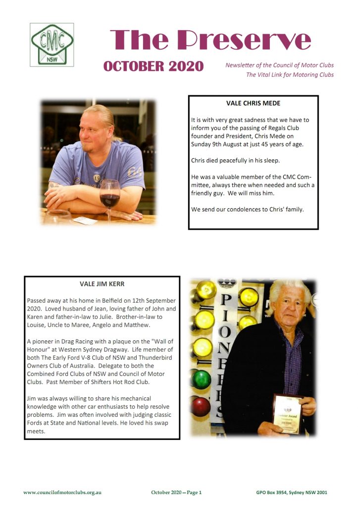 The Preserve Magazine – HSV Owners Club of NSW (Inc HDT) Inc