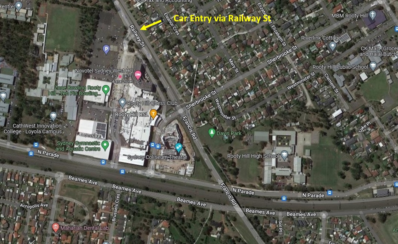 West HQ – Club Meeting Room Directions – HSV Owners Club of NSW (Inc ...